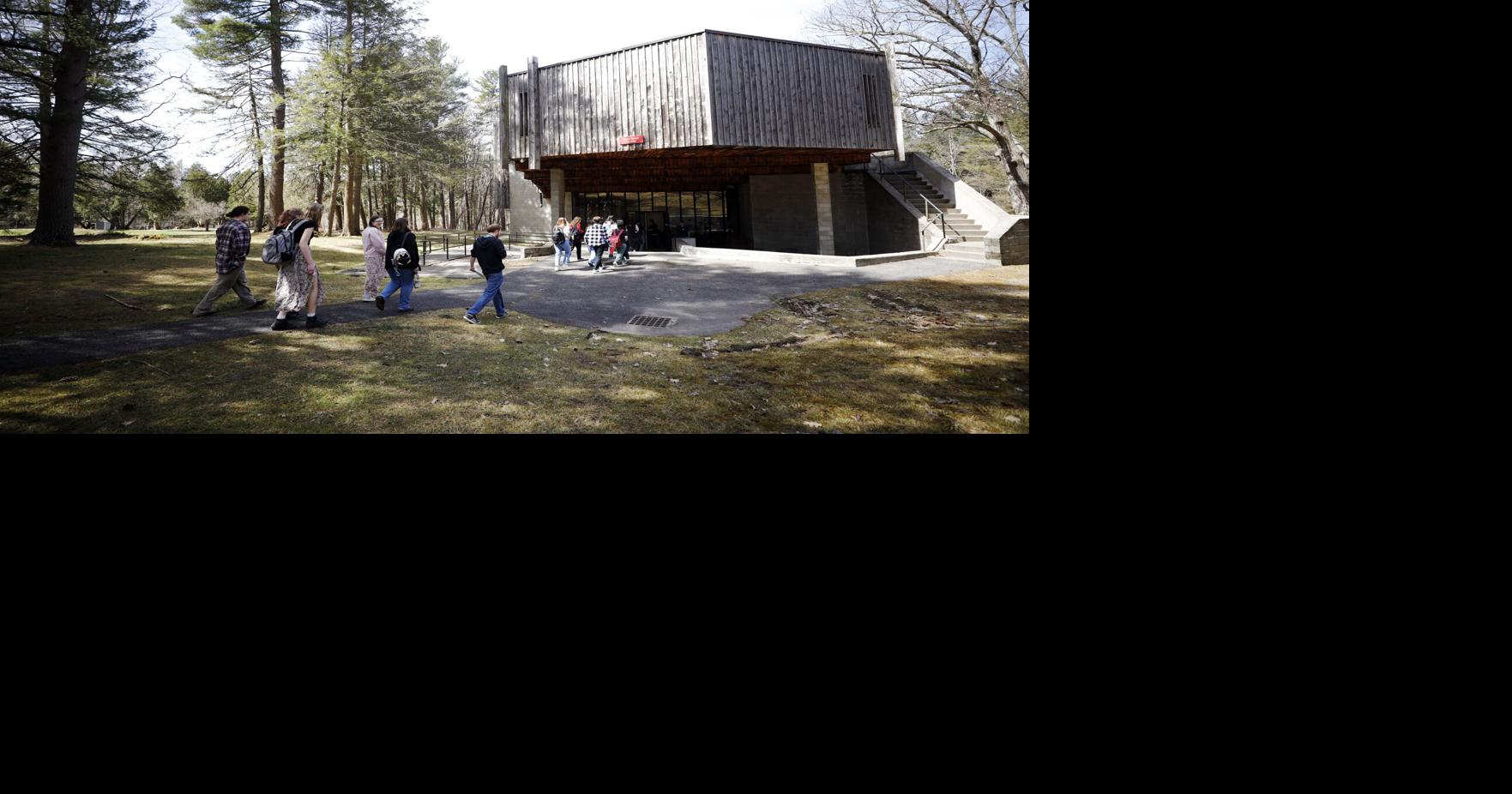 group of students walking to Tanglewood Institute theater ...