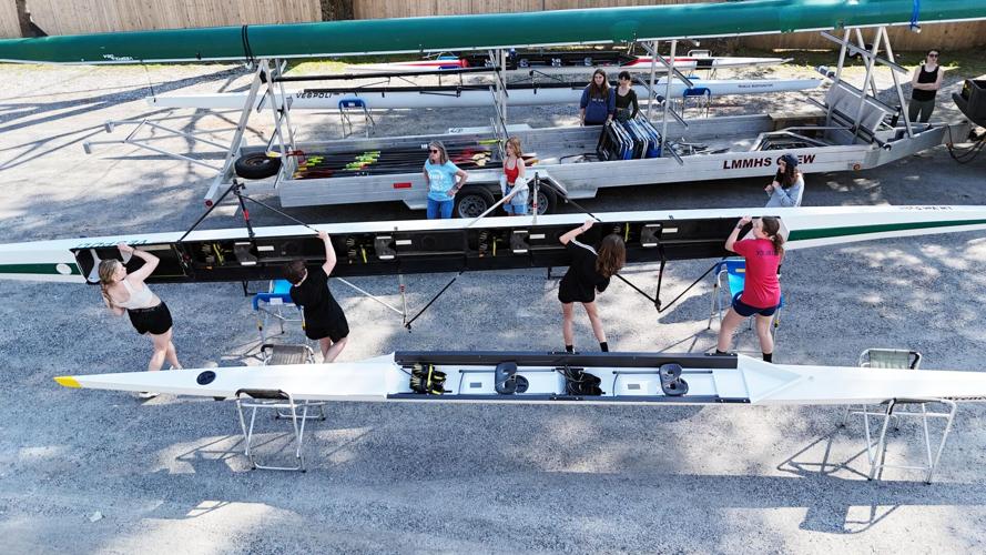 Photos: Lenox crew team puts boats in the Stockbridge Bowl for the ...