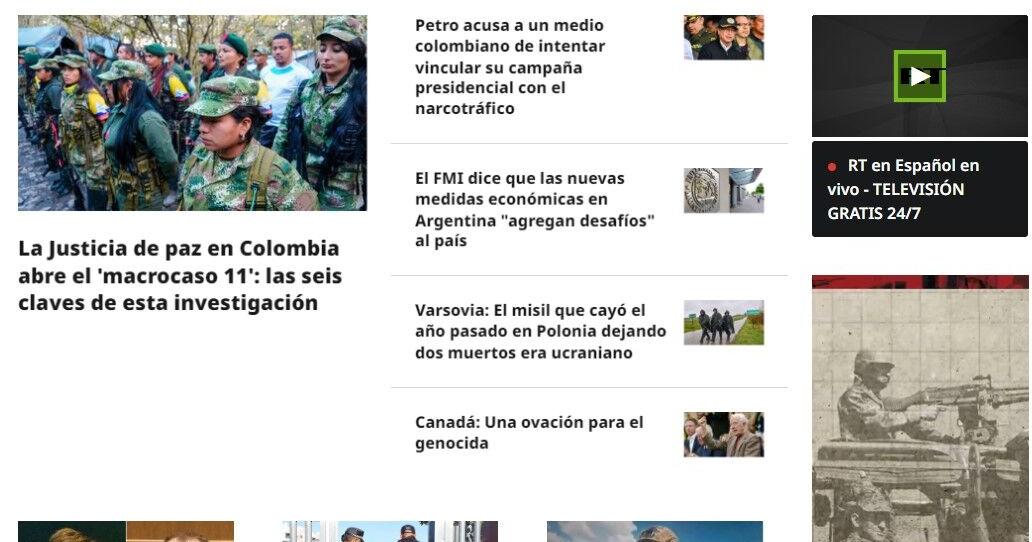 James Brooke: Carried by US social media platforms, Spanish-language ...