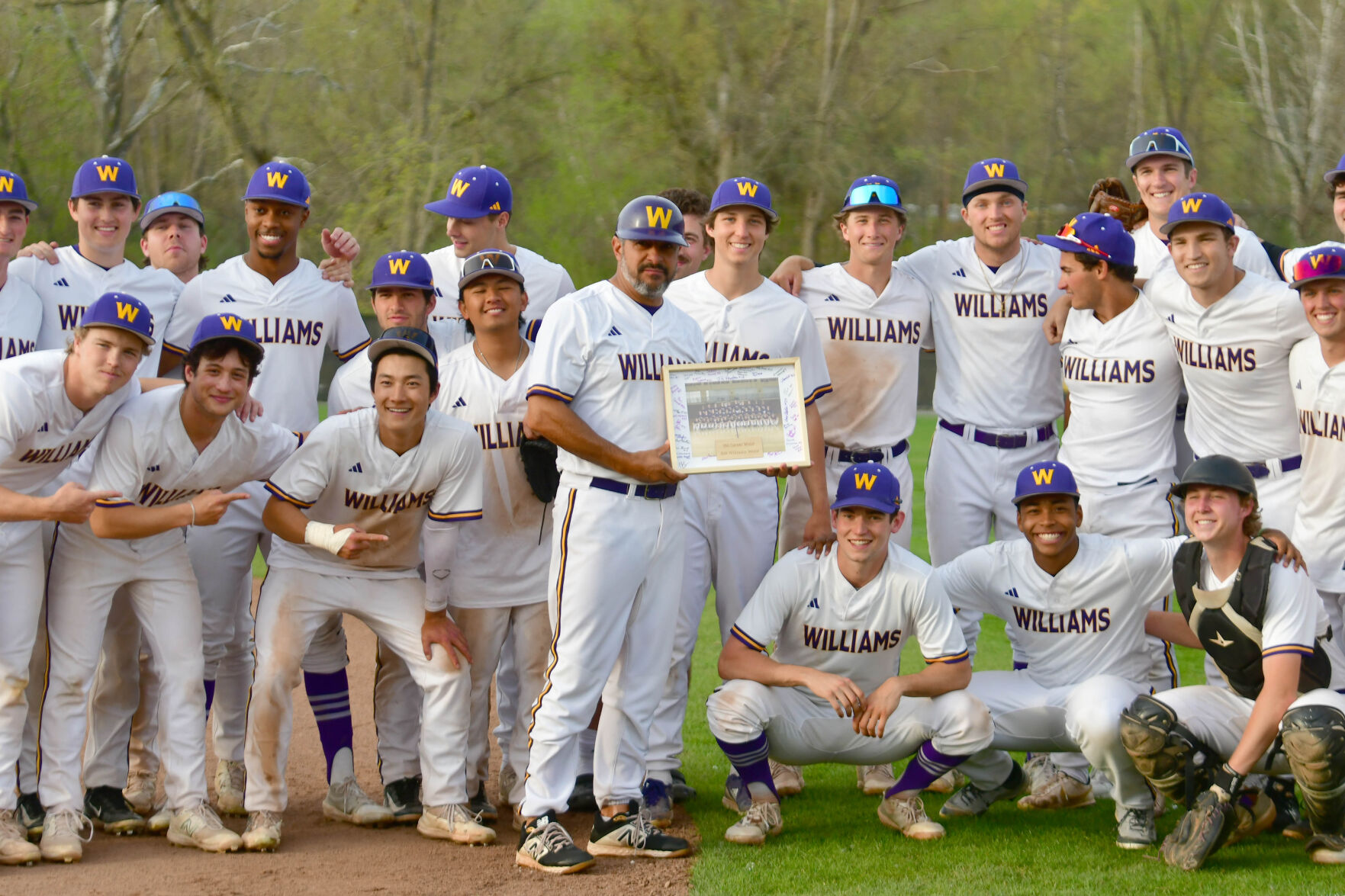 Williams baseball coach Bill Barrale wins his 300th game at Williams ...
