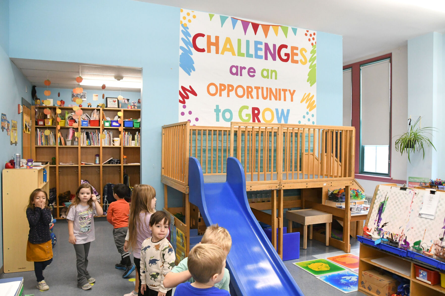 Kids line up in a classroom | | berkshireeagle.com