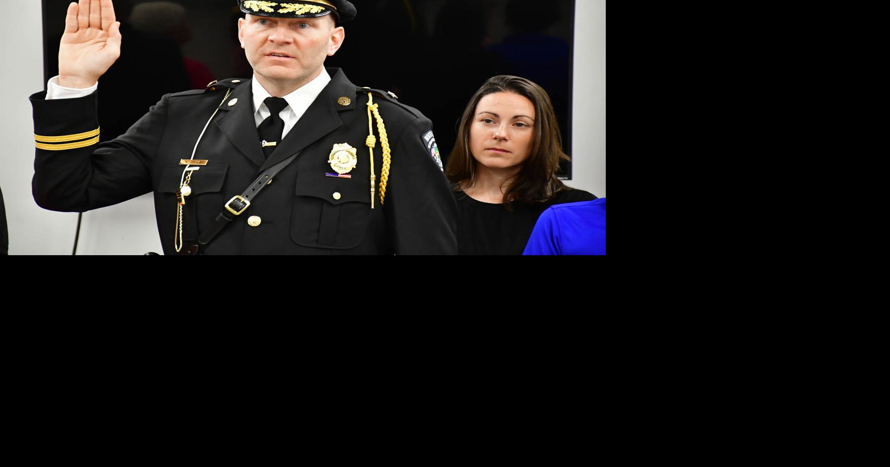 'Interim' no more: Mark Bailey sworn in as permanent police chief of ...