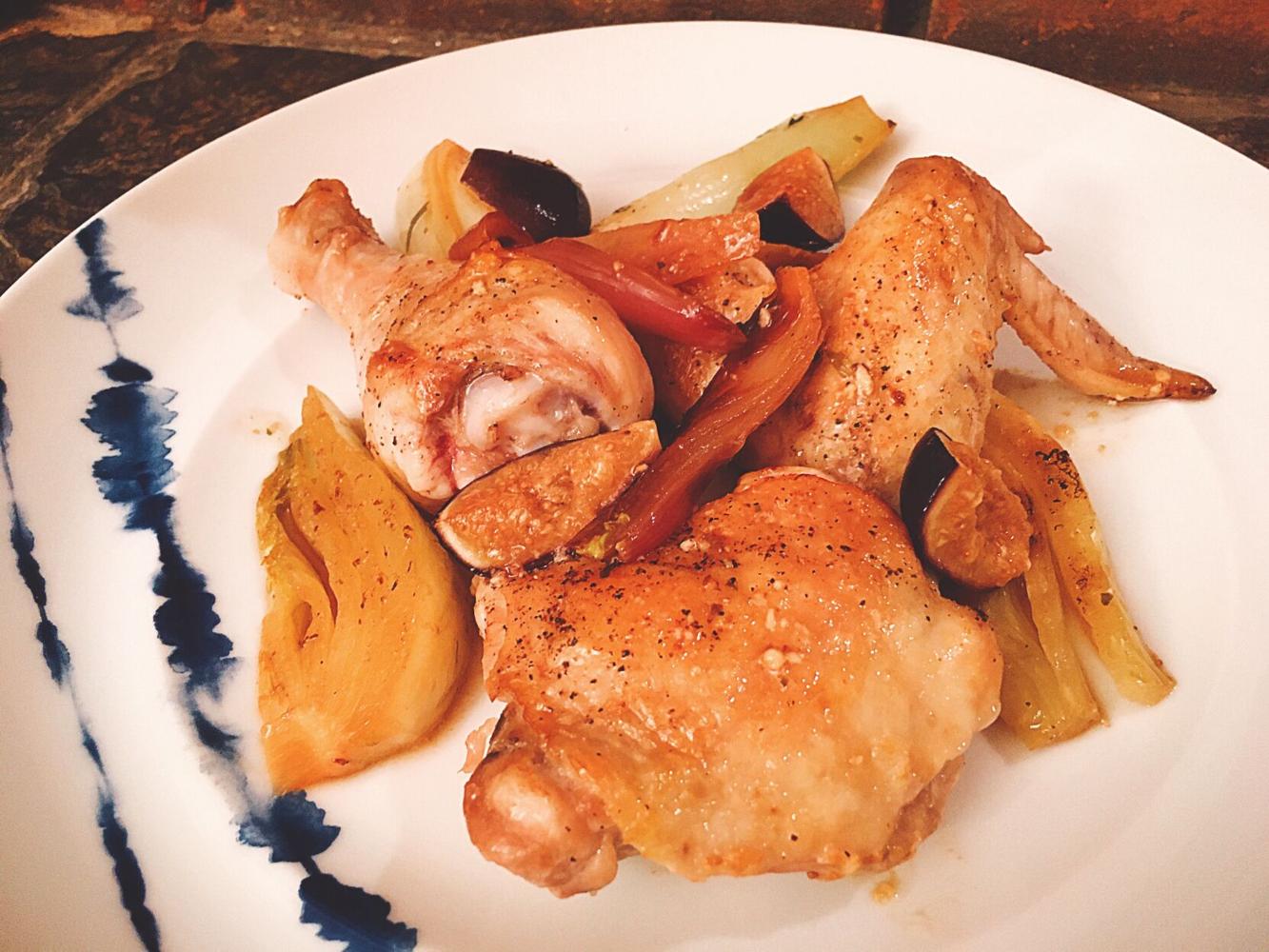 Change up your chicken dinner repertoire with figs and fennel | Arts ...