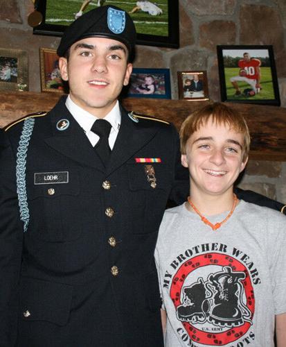 Lee eighth-grader talks of his pride in brother's military service to ...