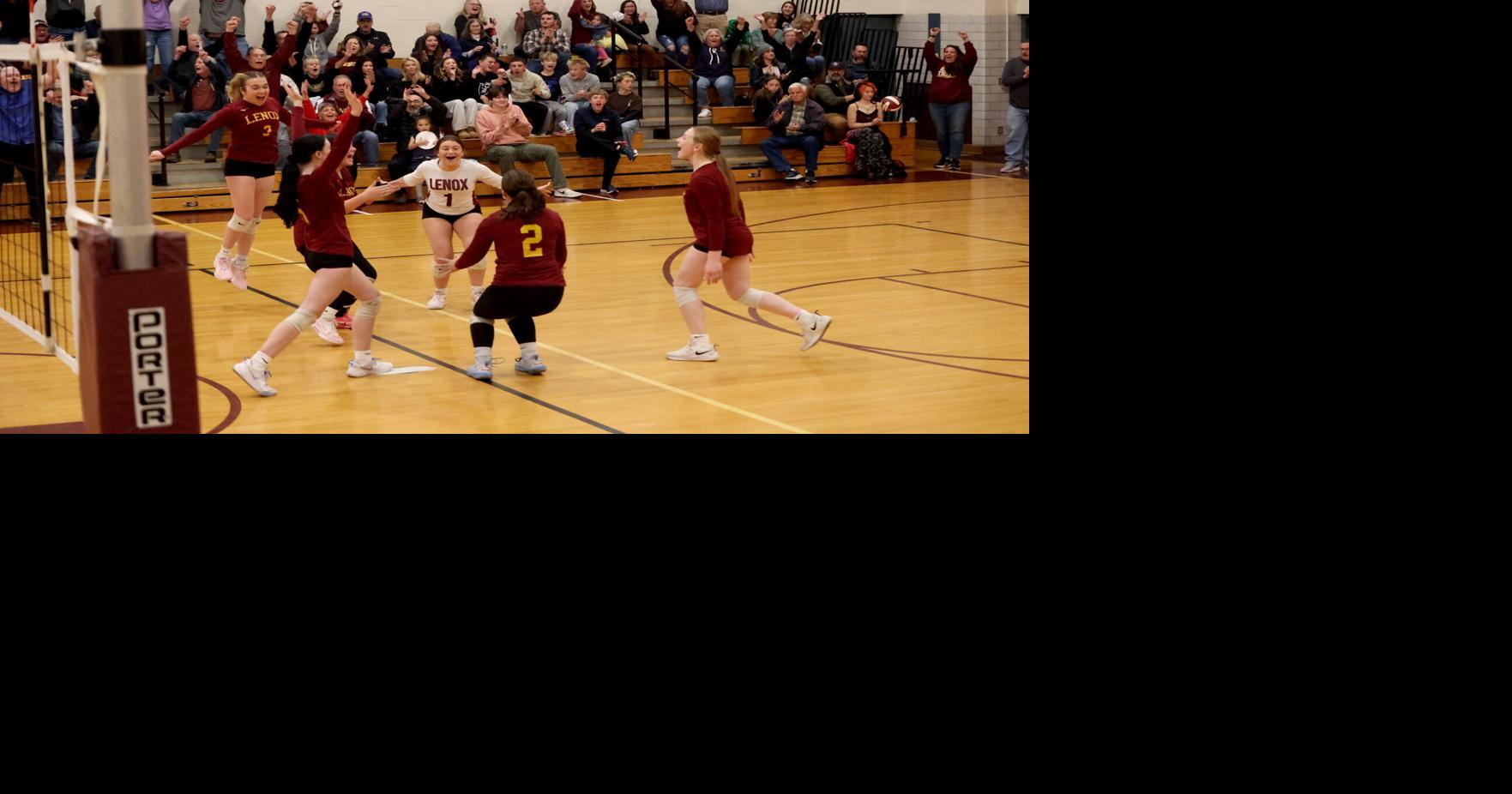 Lenox volleyball sweeps Whitinsville Christian in 3 sets to reach the ...