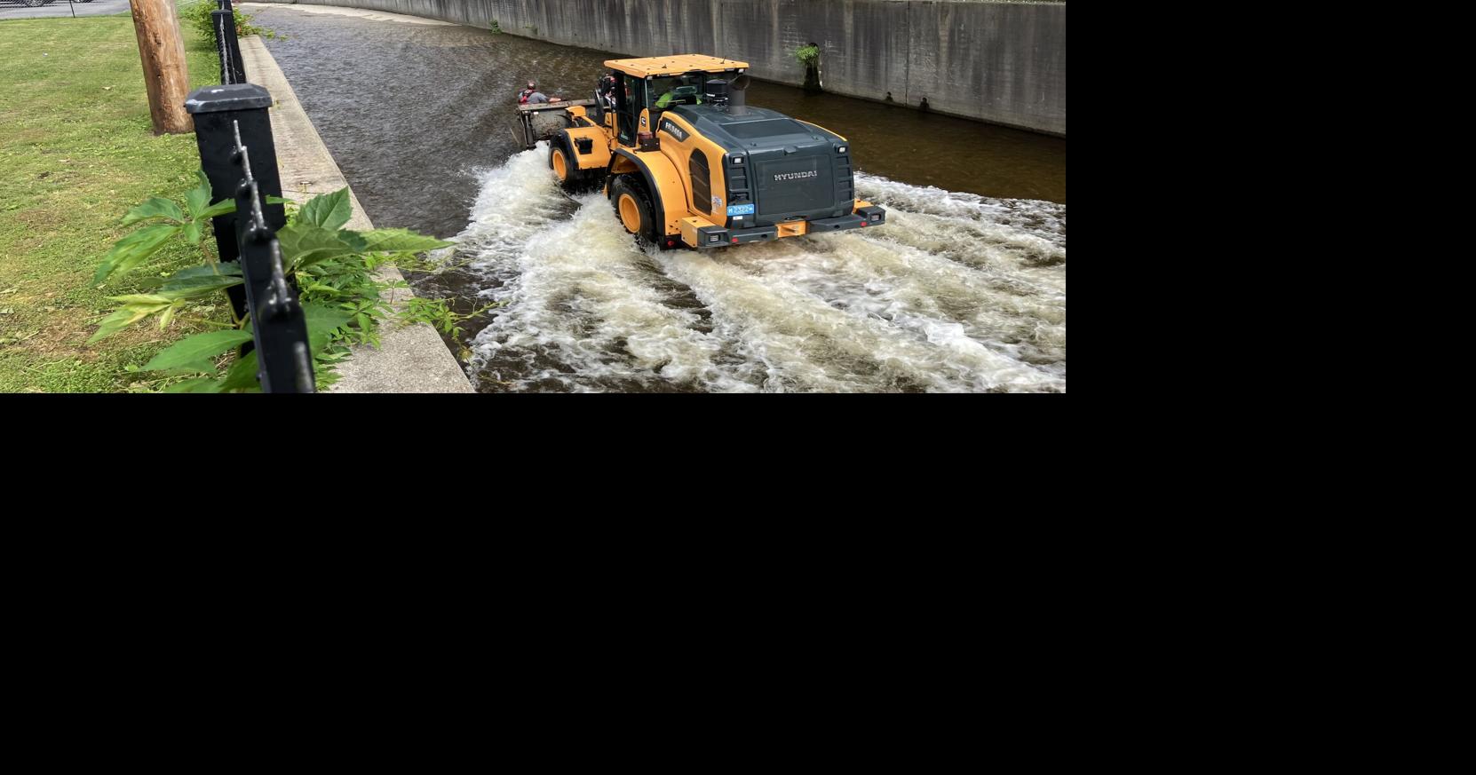 North Adams police and firefighters were searching the Hoosic River ...