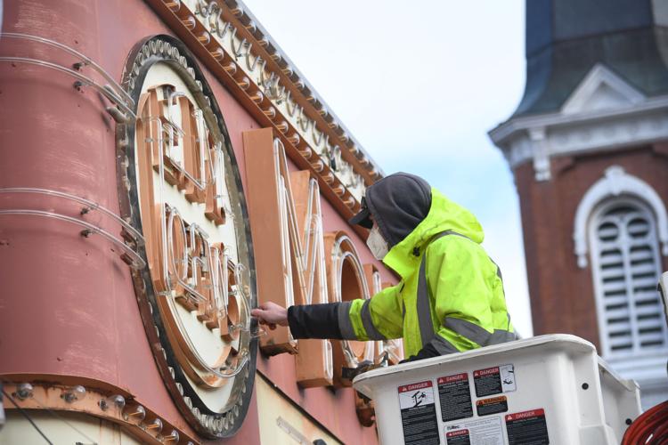 Photos: Mohawk marquee gets LED lights just in time for New Year ...