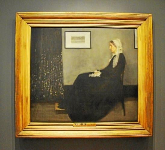 is whistler's mother real