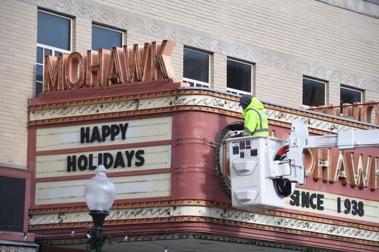 Photos: Mohawk marquee gets LED lights just in time for New Year ...