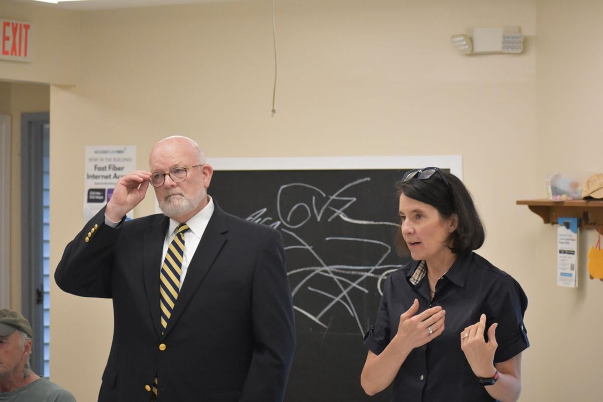 Two members of the board of commissioners speak | | The Berkshire Eagle