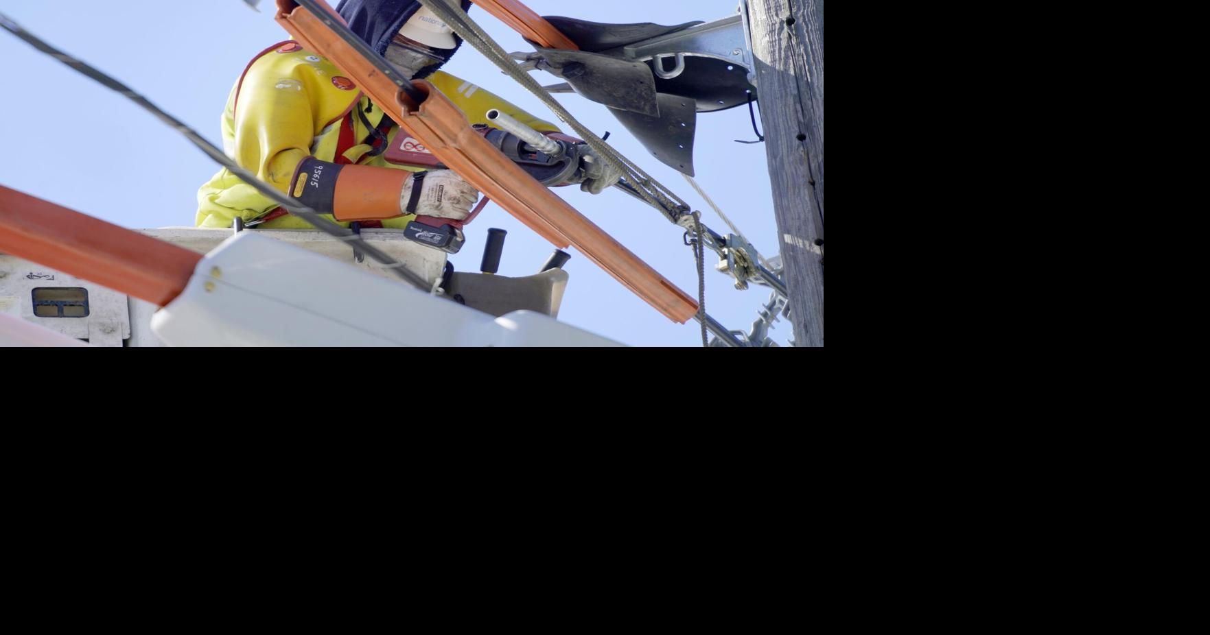 25 homes remain without power late Tuesday after 60 mph winds down ...