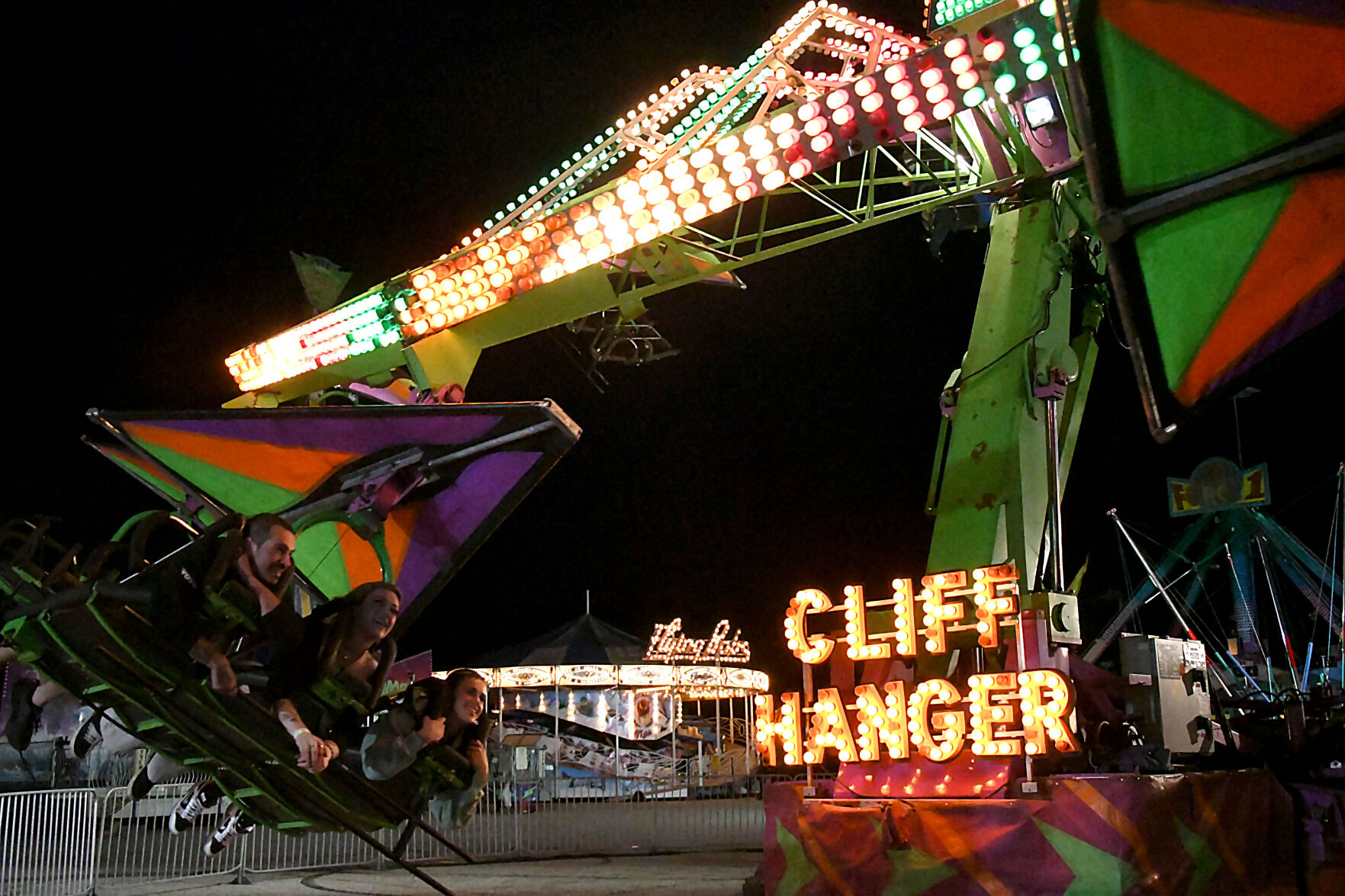 A look at the Gillette Carnival at the Berkshire Mall at night | Local ...