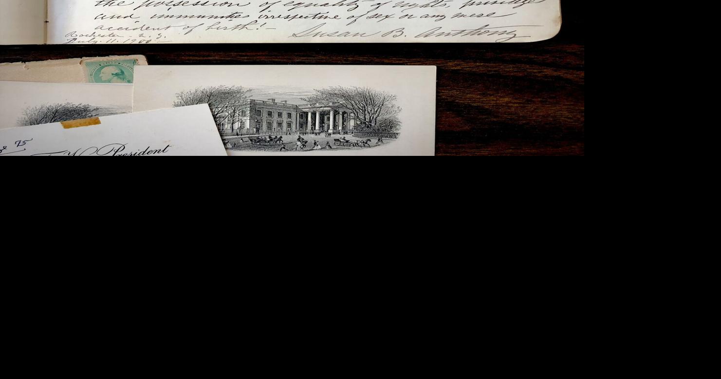 Susan B. Anthony Museum gifted autograph book with some impressive ...