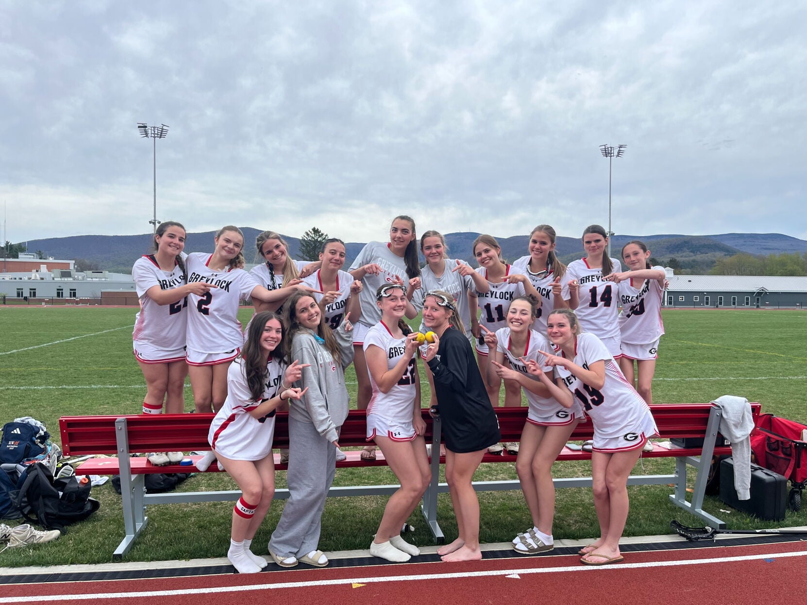 Reese Raymond 100 goal, Meghan Lagerwall 100th point | | The Berkshire ...