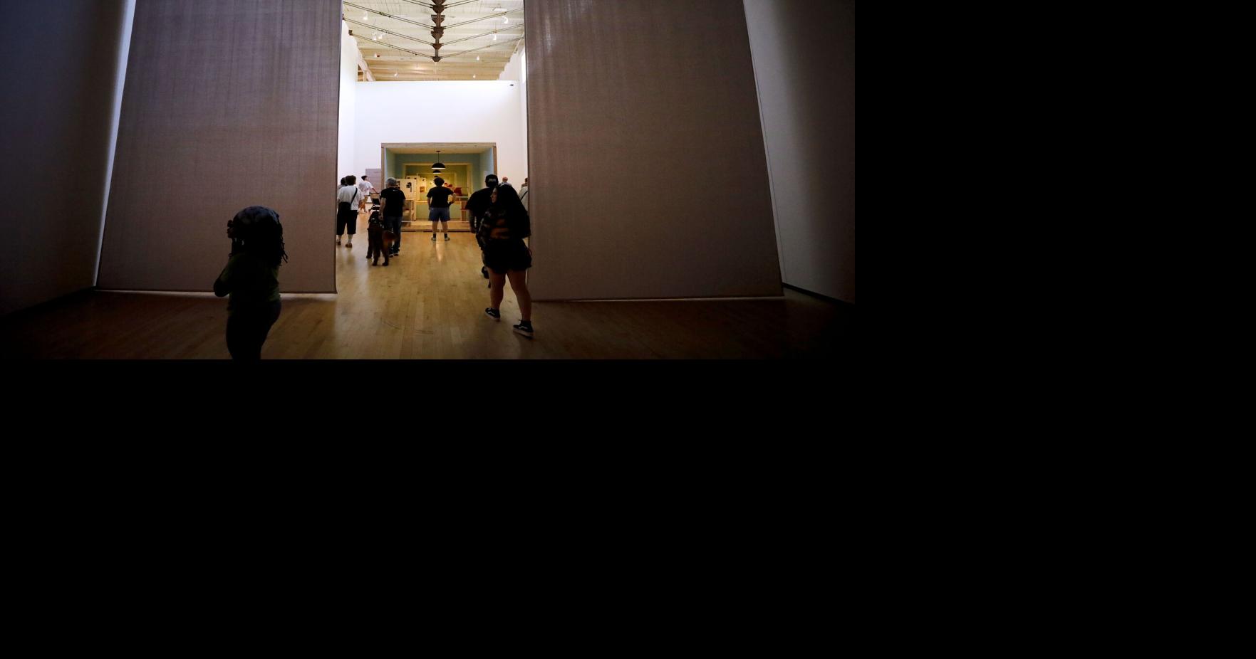 people walking through Mass MoCA | | The Berkshire Eagle