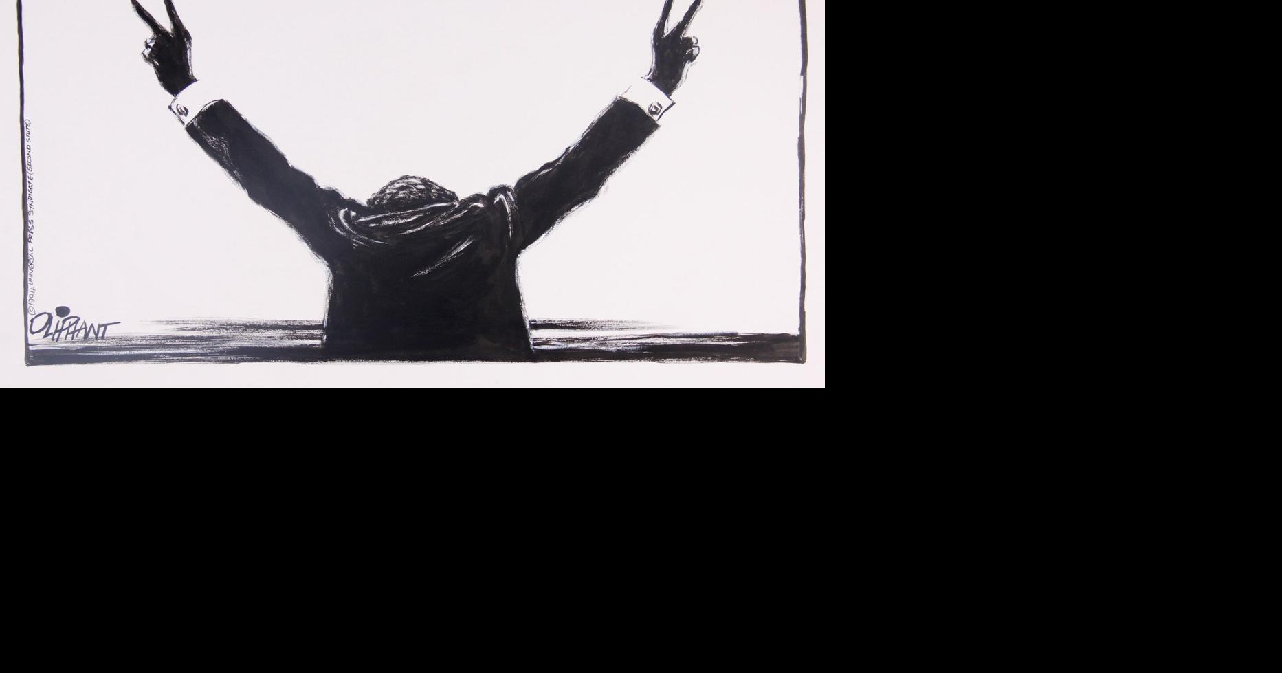 Pat Oliphant's work a satirical history lesson at Norman Rockwell ...