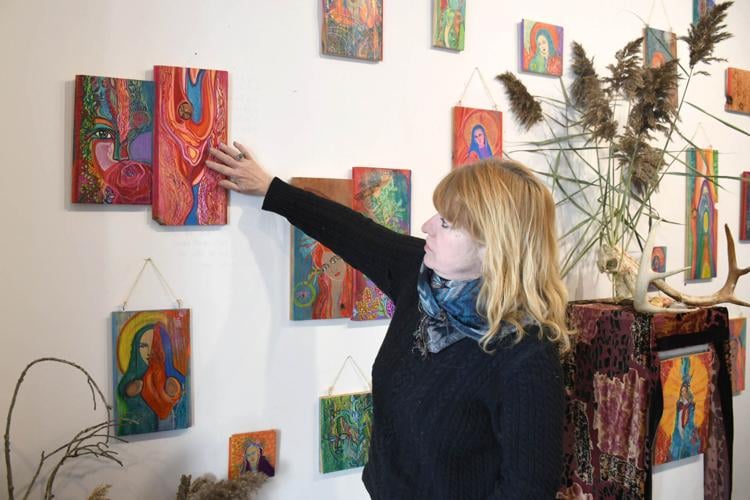 Photos: Artist Misa Chappell's art exhibit at Common Folk Artist ...