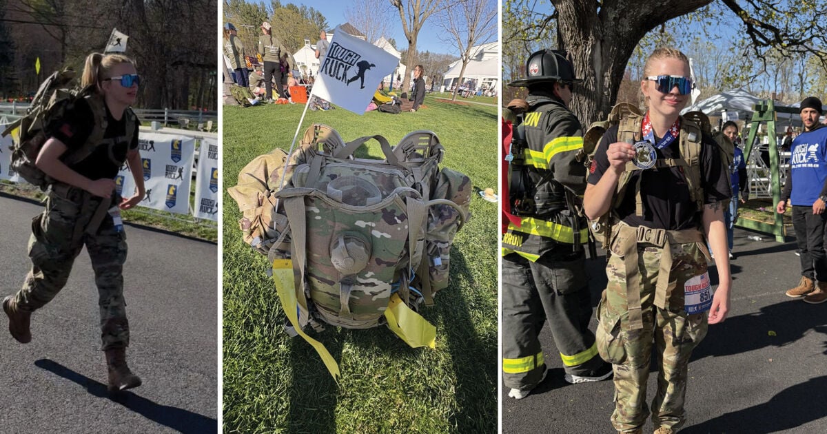 Berkshire County student runs 26.2 miles in full army gear in Boston ...