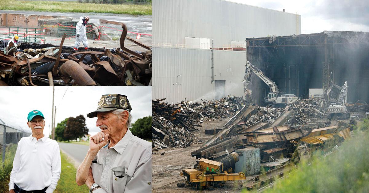 As demolition crews raze GE's Building 14 in Pittsfield, former workers ...