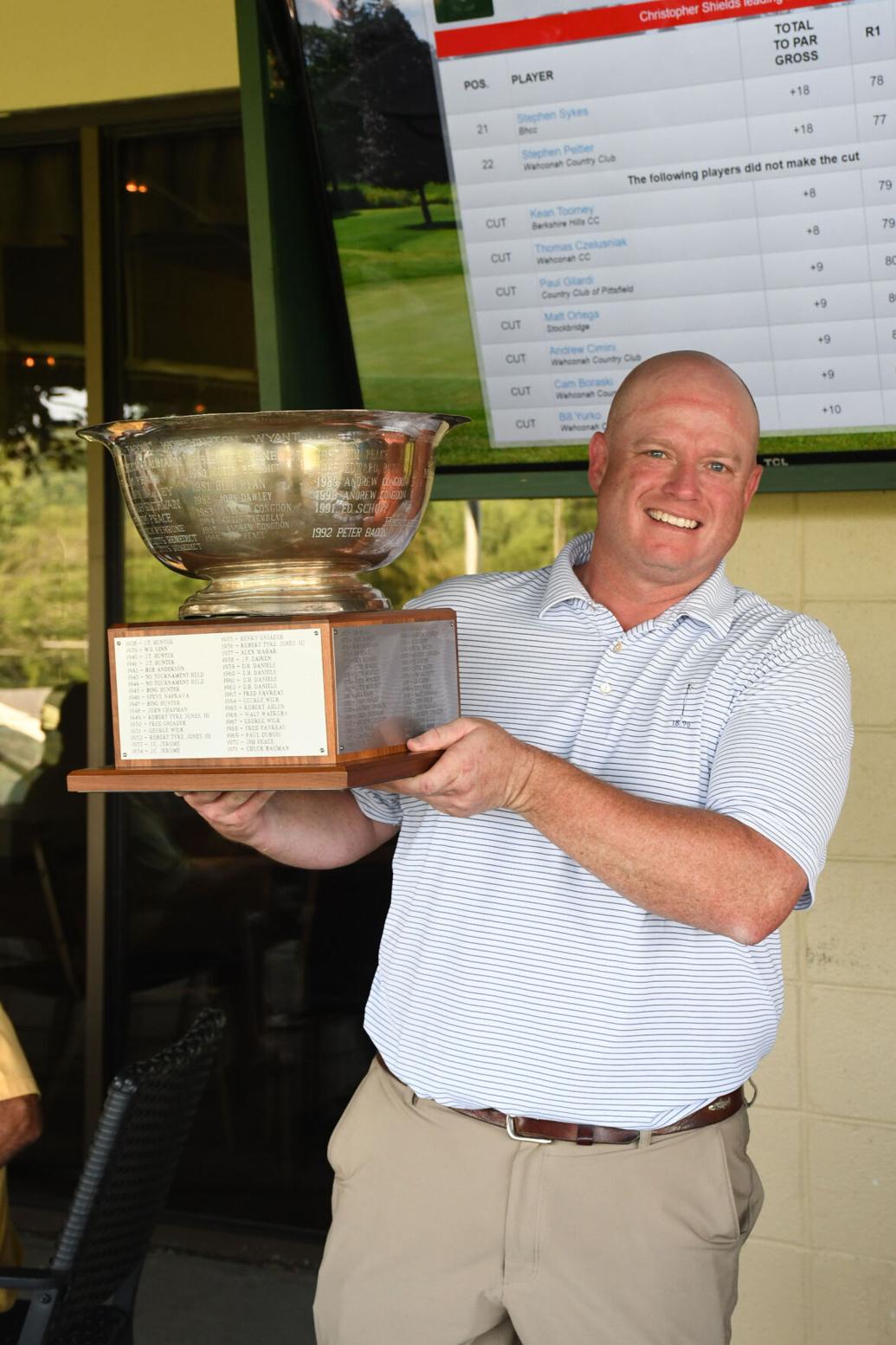 Chris Shields shoots 2-under 69 in second round to repeat as Allied ...