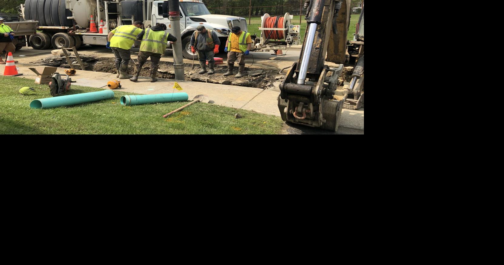 A sewer pipe collapsed in North Adams, sending more than 10,000 gallons ...