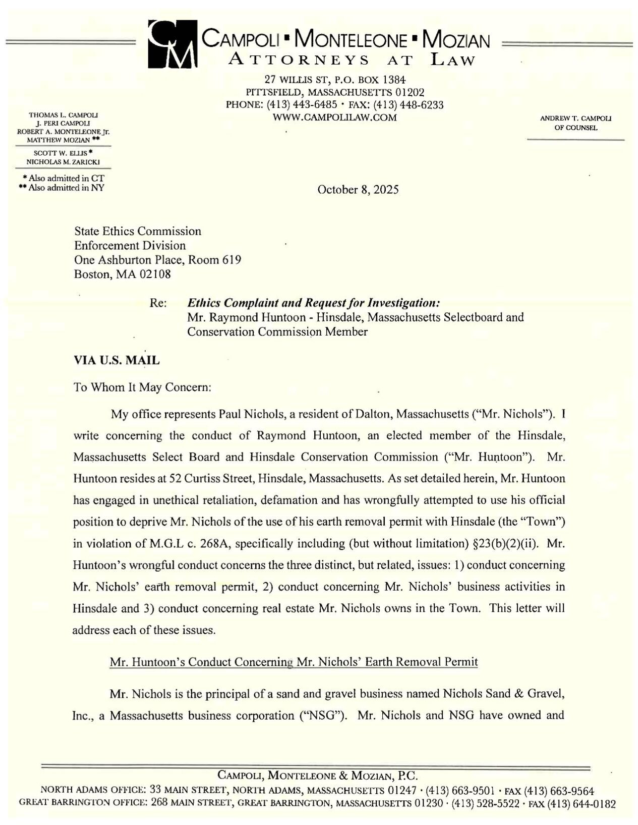 Hinsdale official accused of retaliation, ethics violations by local ...