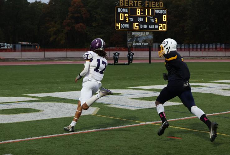 Photos: Pittsfield High football stays hot on the road at Putnam ...