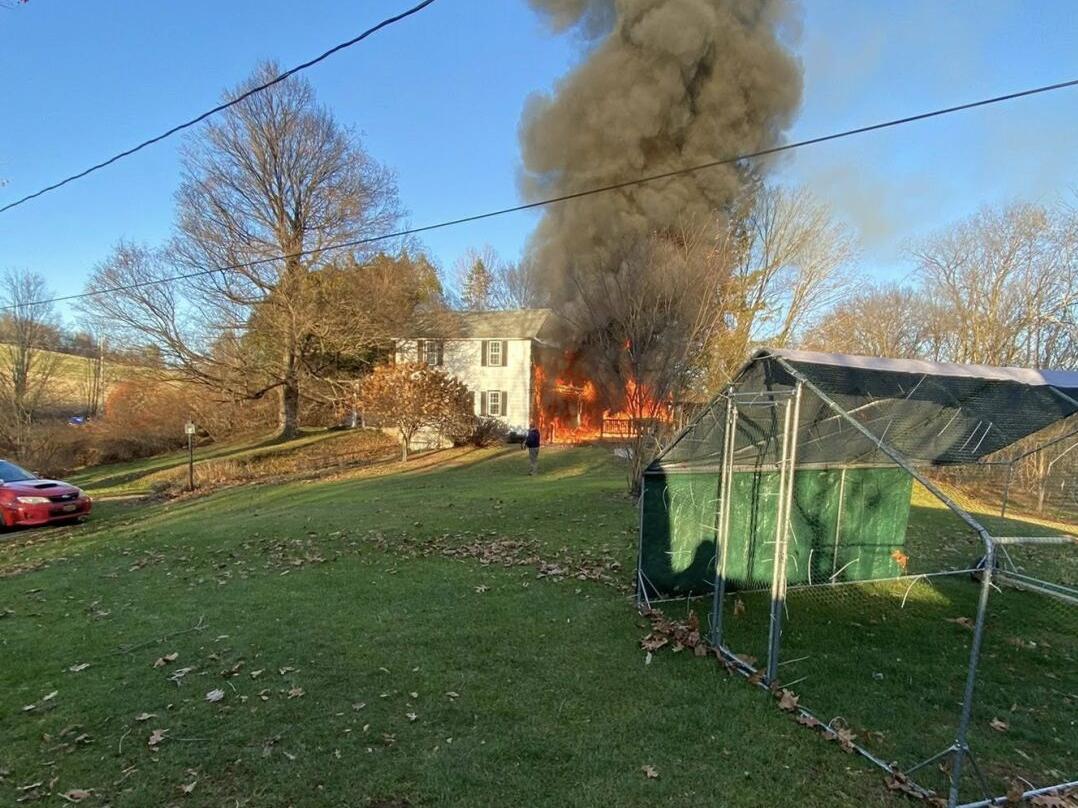 No serious injuries in two-story Chatham, N.Y., house fire. It took ...
