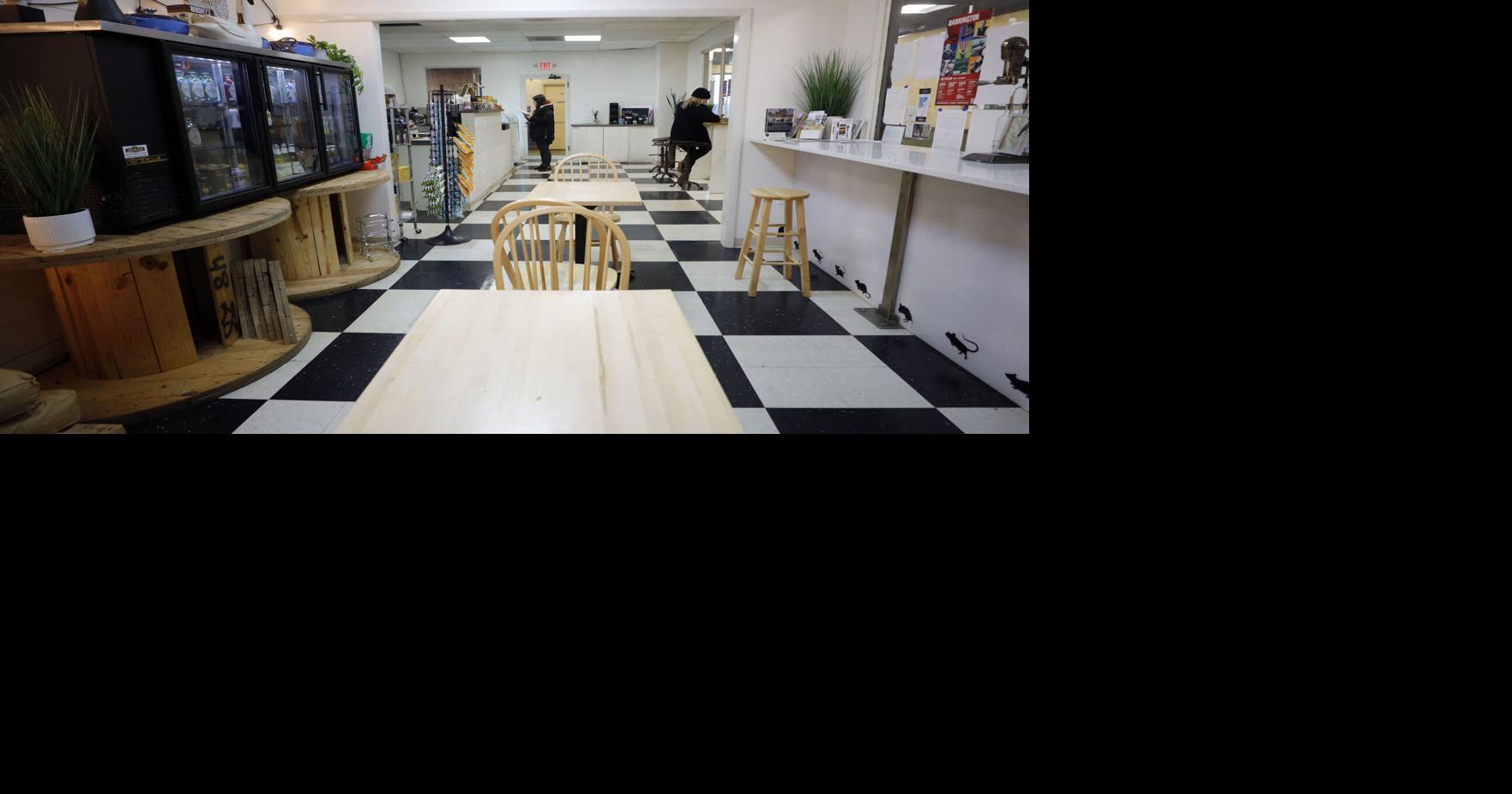 interior of cafe with checkerboard floor | | berkshireeagle.com