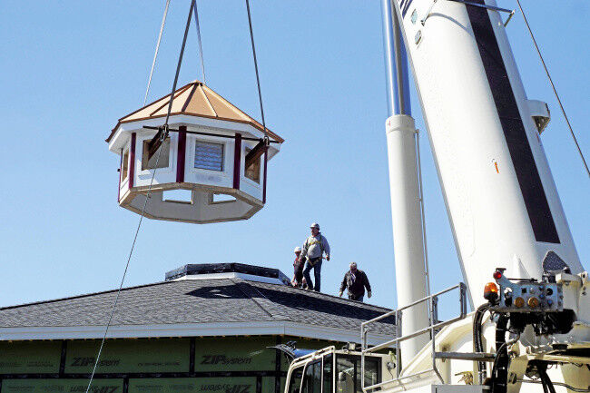 Crane caps Berkshire Carousel with cupola | Archives | berkshireeagle.com