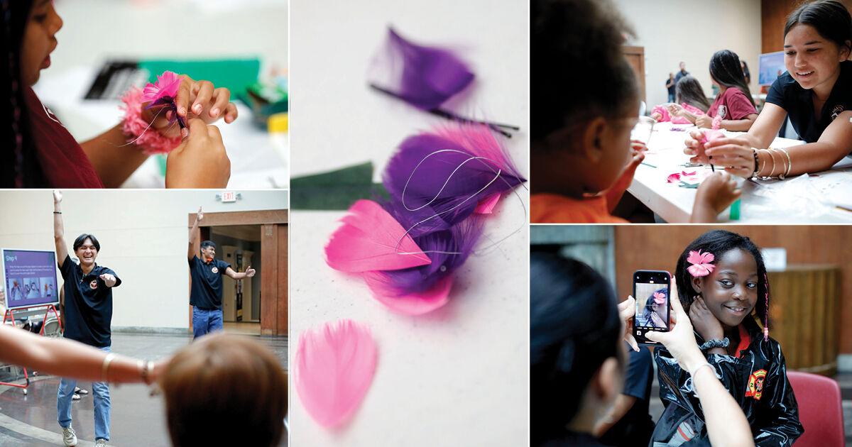 Photos: Hawaiian students visit Berkshire Museum to teach traditional ...