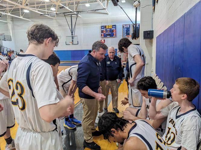 Mount Everett wins an MIAA boys basketball tournament game for the ...