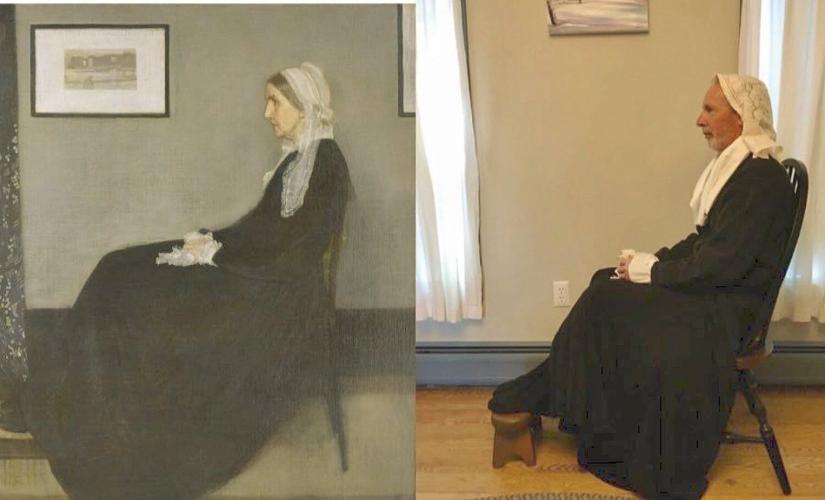 is whistler's mother real