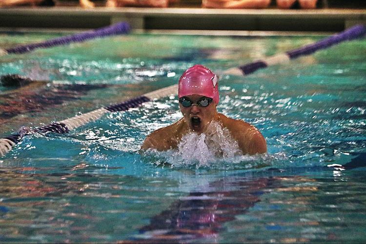 Monument Mountain swim teams withstand a challenge from Pittsfield ...