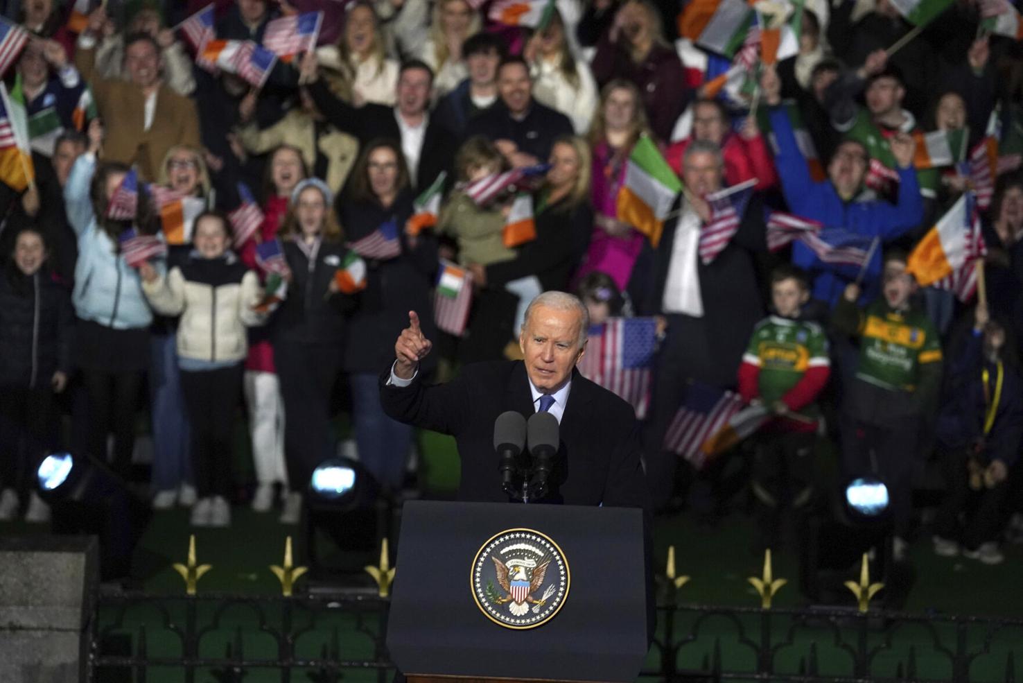 President Joe Biden closes out Ireland visit with a speech at Ballina ...