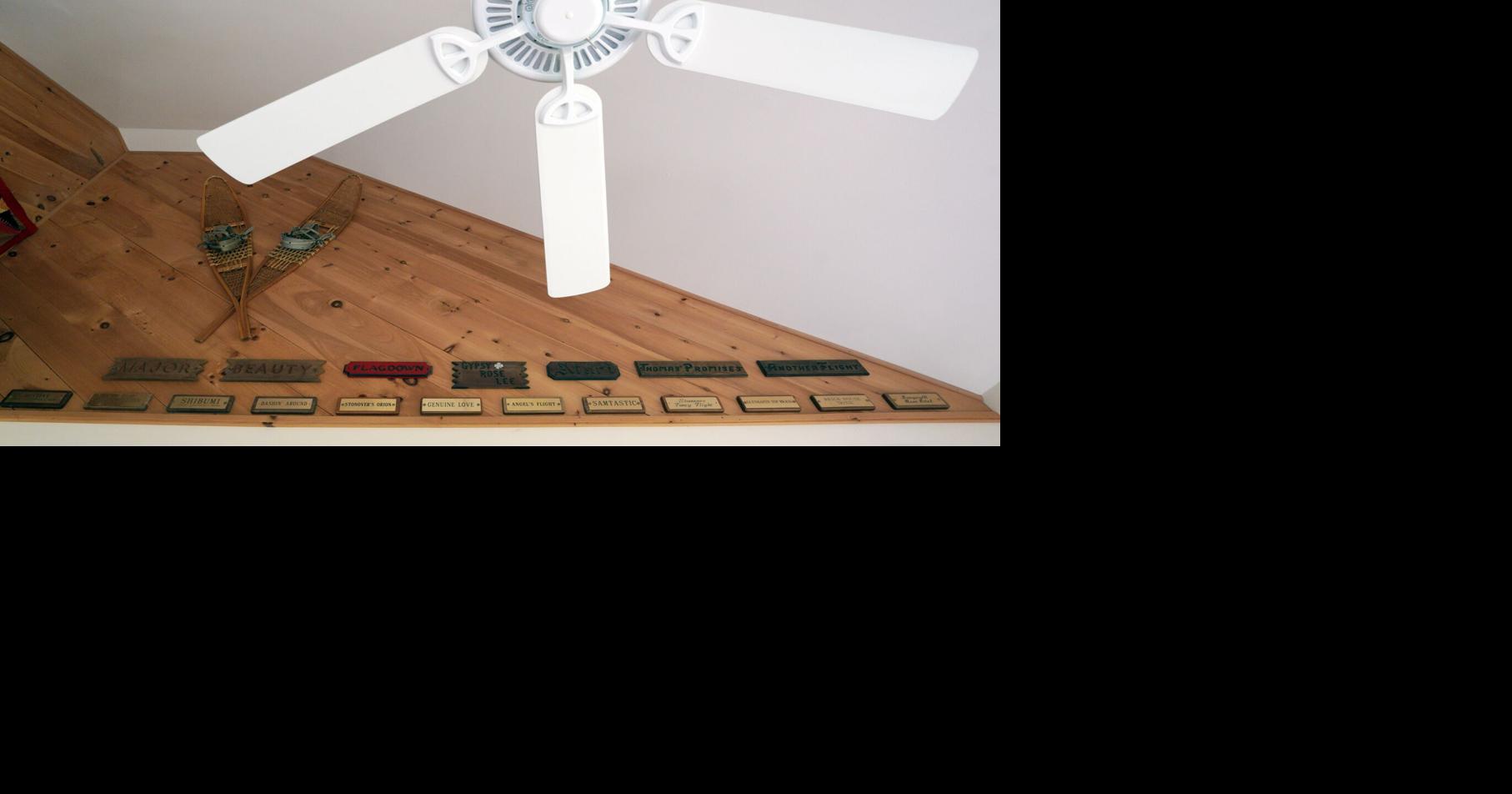 Detail of ceiling with horse name tags | | berkshireeagle.com