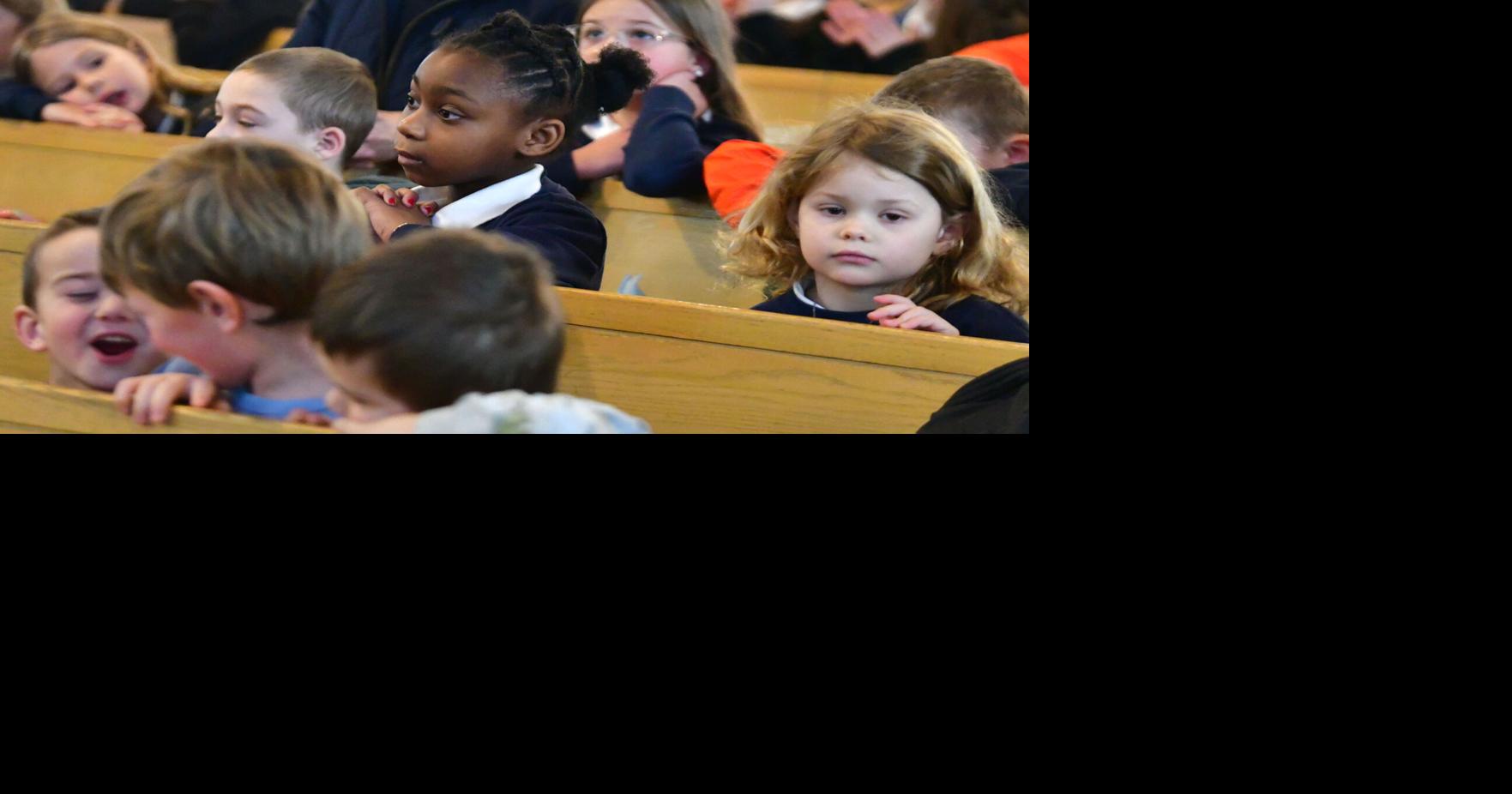 Students sit in pews of a church | | berkshireeagle.com
