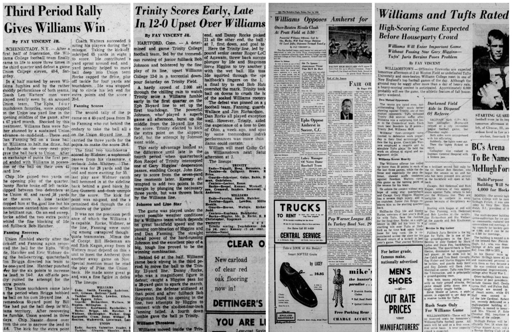 Remembering MLB Commissioner Fay Vincent: A Williams College grad ...