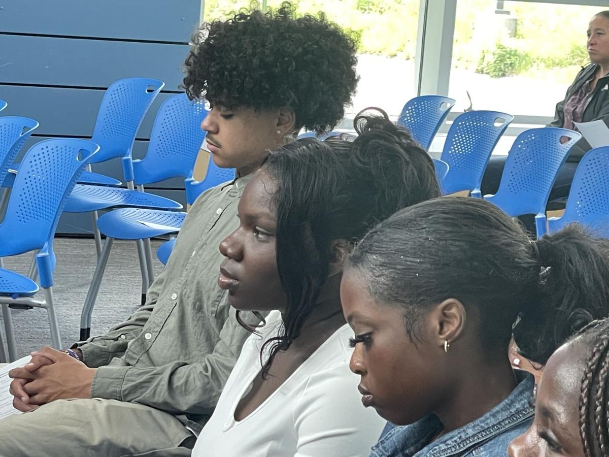Three students sitting in chairs | | The Berkshire Eagle