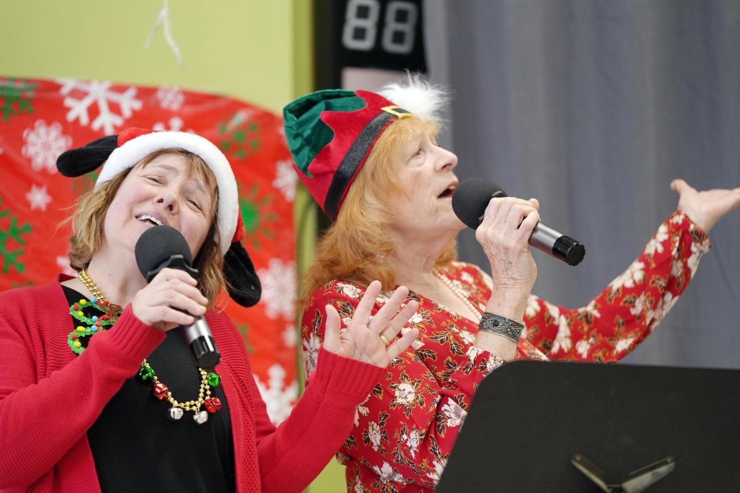 'Ruby Bell,' the red-nosed reindeer, steals the show at the Ralph J ...