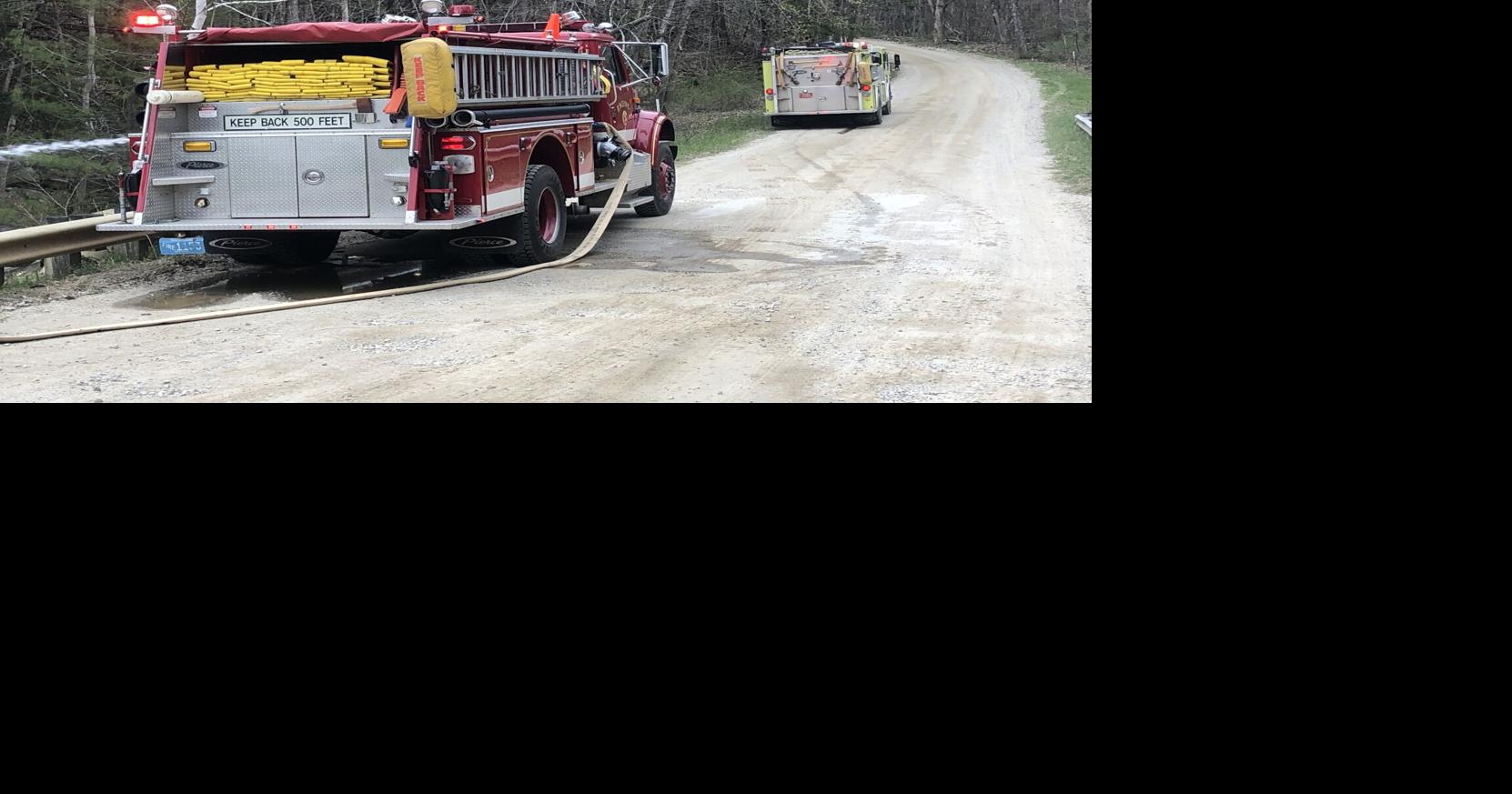 Berkshire firefighters helped stamp out a brush fire in Pownal, Vt. It ...