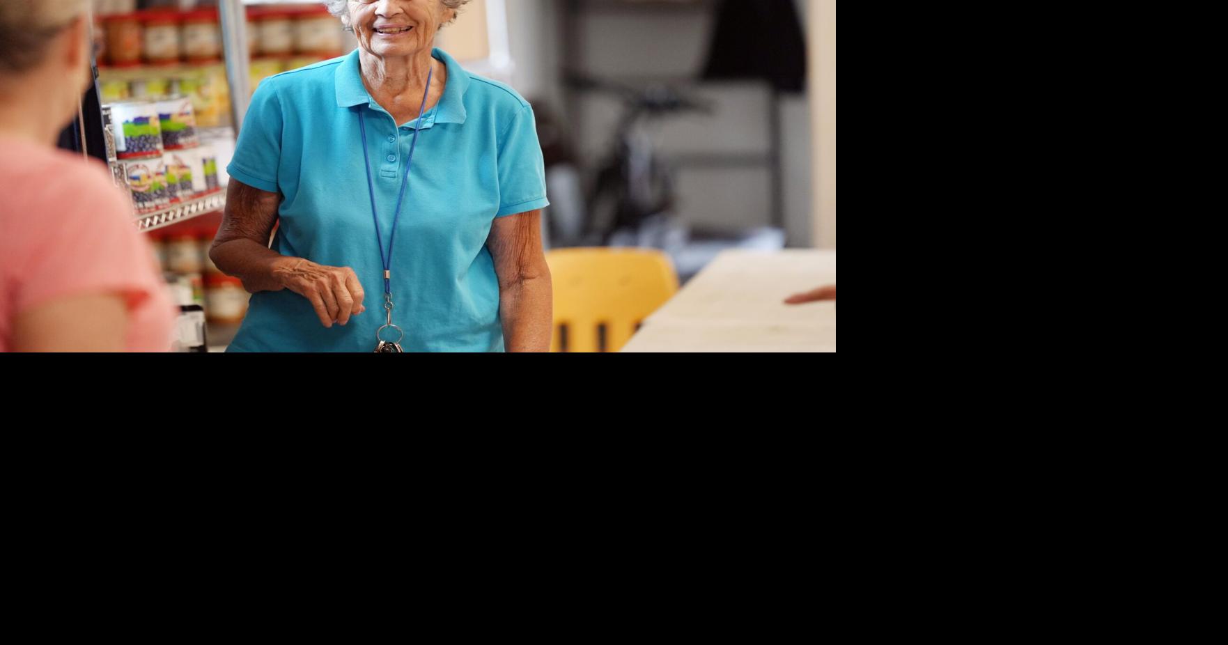 Mary Wheat smiles in food pantry | | berkshireeagle.com