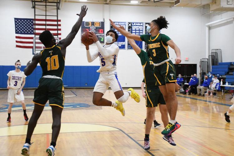 Harrigan scores 30, Taconic boys reach .500 with win at Drury | Local ...