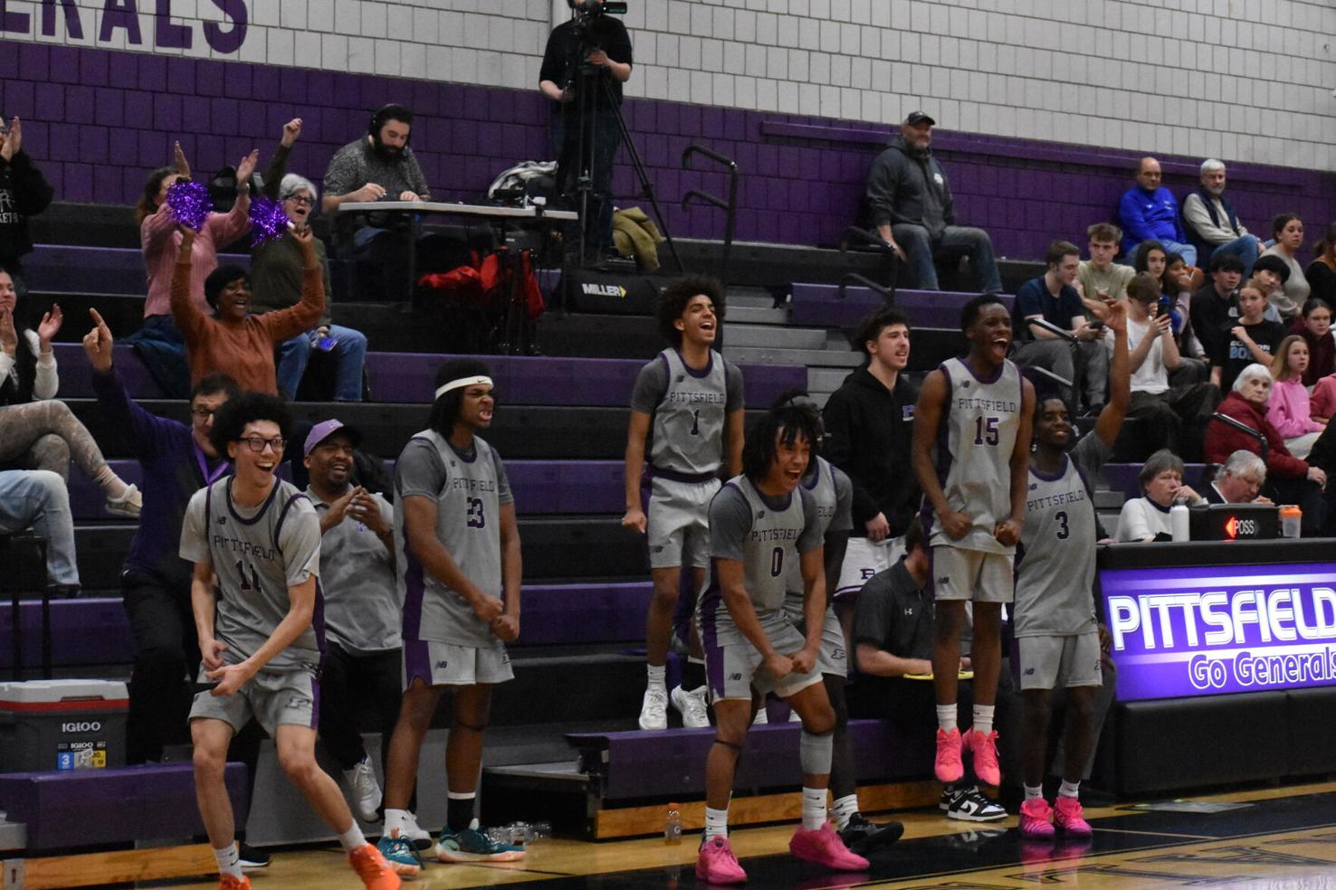 Pittsfield boys bench celly | | berkshireeagle.com