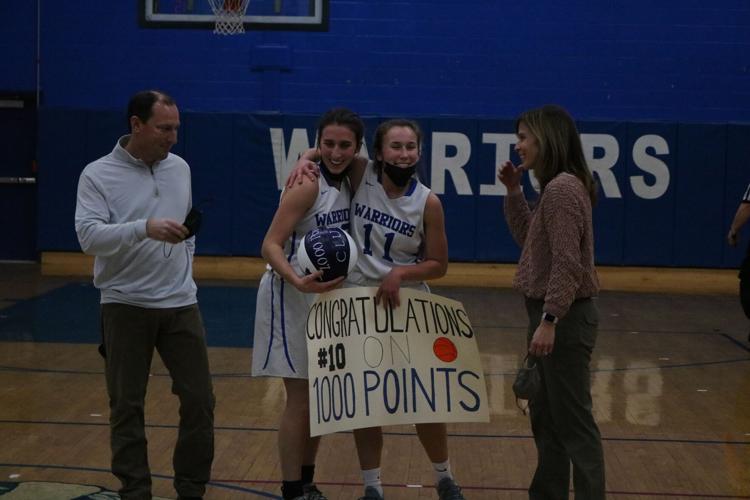 Wahconah girls basketball vs. Mount Everett - Maria Gamberoni 1,000 ...