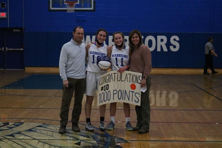 Wahconah girls basketball vs. Mount Everett - Maria Gamberoni 1,000 ...