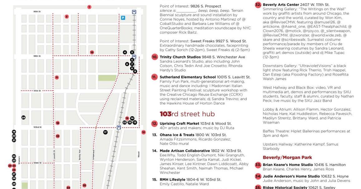 Beverly Art Walk Map 2023 | Community News | beverlyreview.net