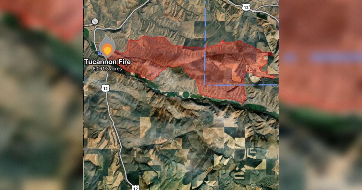Tucannon Fire at 50% Containment | LC Valley News ...