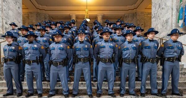 WSP's 117th Trooper Basic Training Class Graduates 43 New Troopers ...