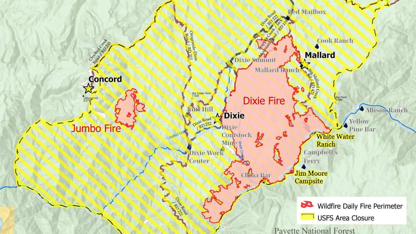 Dixie Fire Grows to Over 43,000 Acres, Still 12 Percent Contained ...